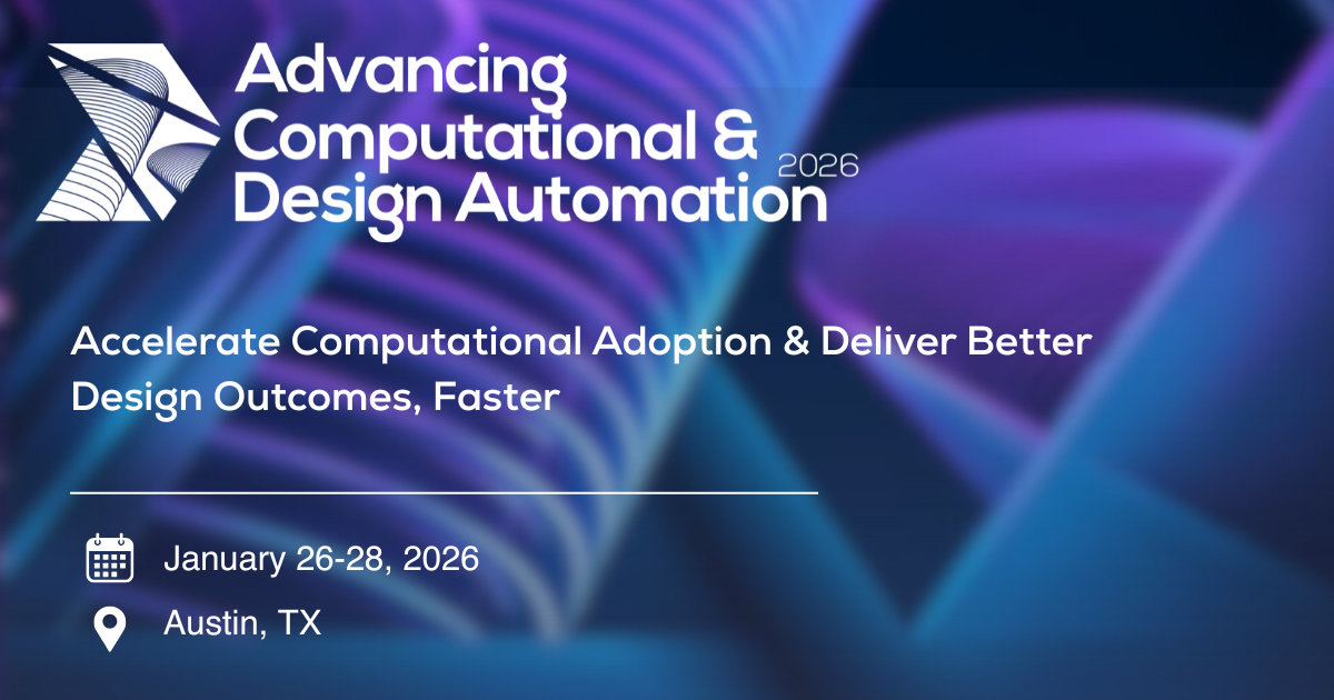 Day One - Advancing Computational & Design Automation 2026